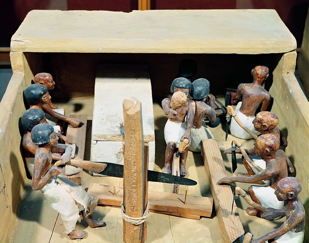 Model of a Carpentry Workshop - Egypt Museum