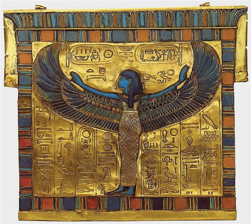 Tutankhamun Pectoral with the Sky Goddess Nut - Egypt Museum