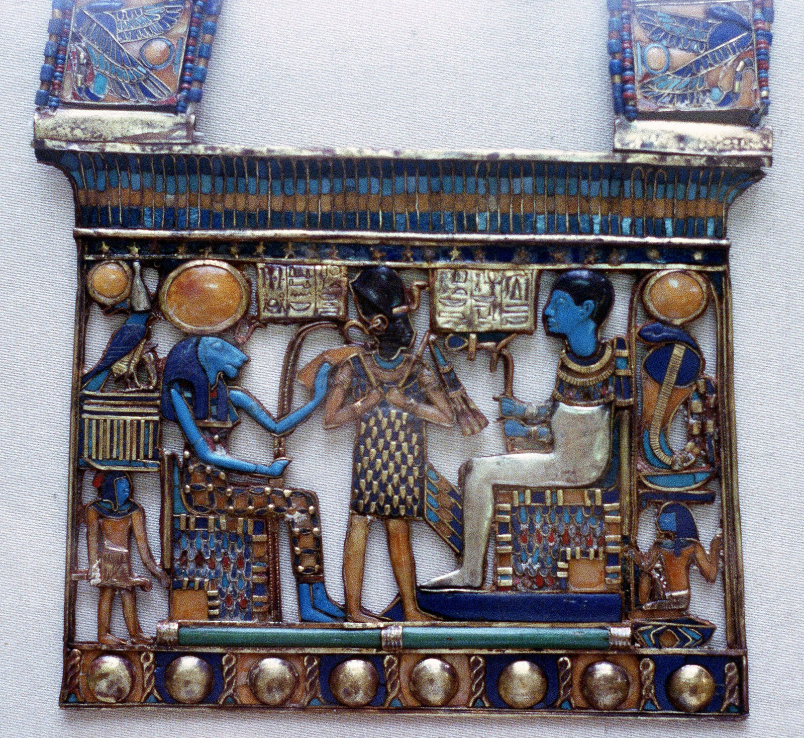 Pectoral of Tutankhamun with Ptah and Sekhmet - Egypt Museum