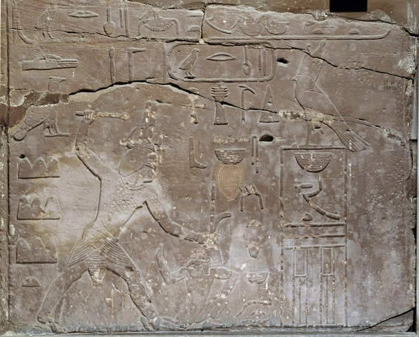 Relief of King Sneferu in Sinai - Egypt Museum