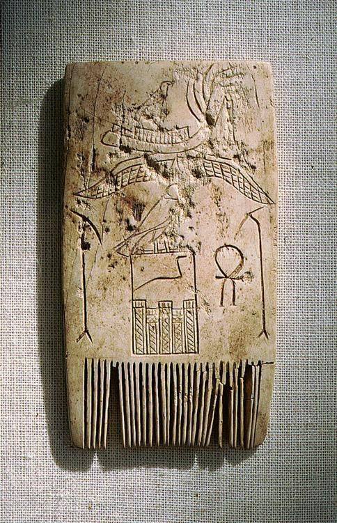 Ivory Comb with the name of King Djet - Egypt Museum