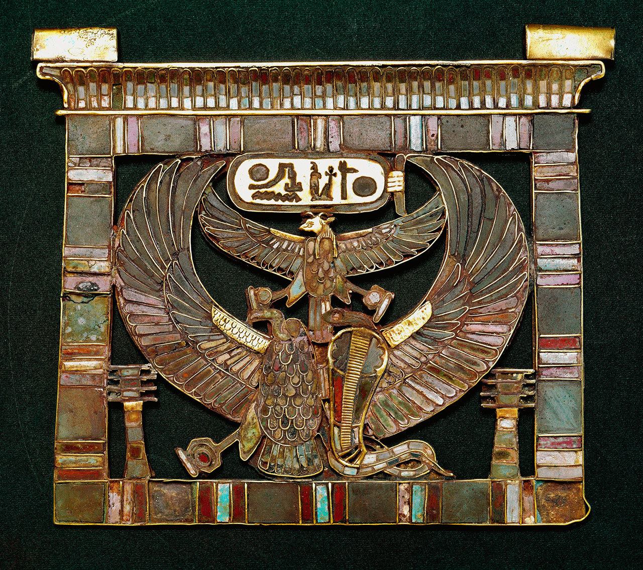 Pectoral bearing the name of Ramesses II - Egypt Museum