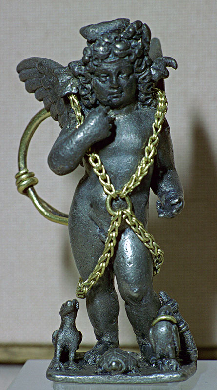 Silver Statuette of Harpocrates - Egypt Museum