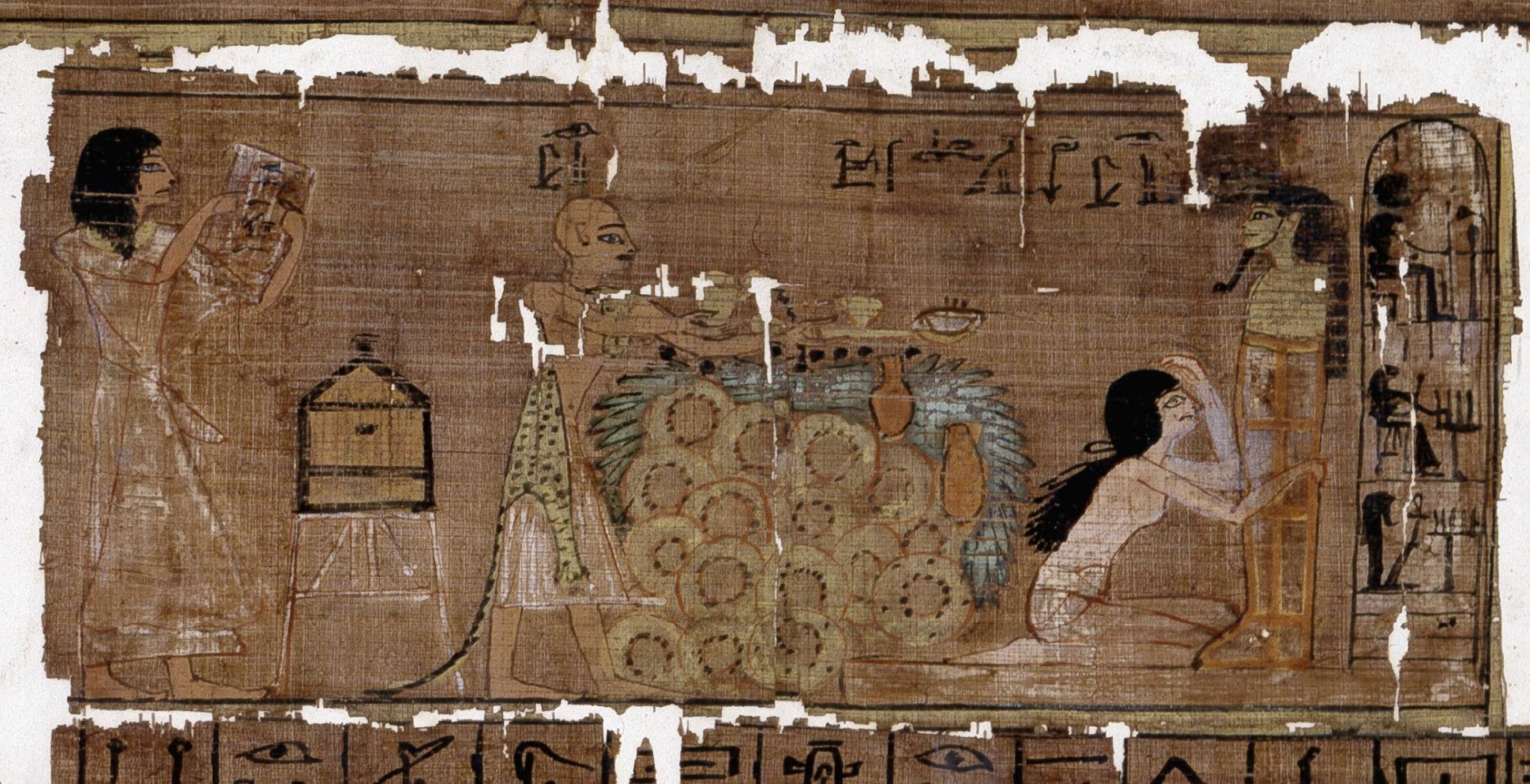 Fragments from the Book of the Dead of Khary Wesay - Egypt Museum