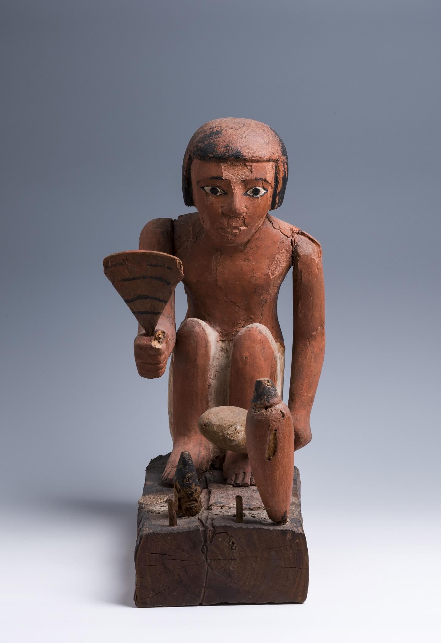Model of a Man Cooking a Duck - Egypt Museum