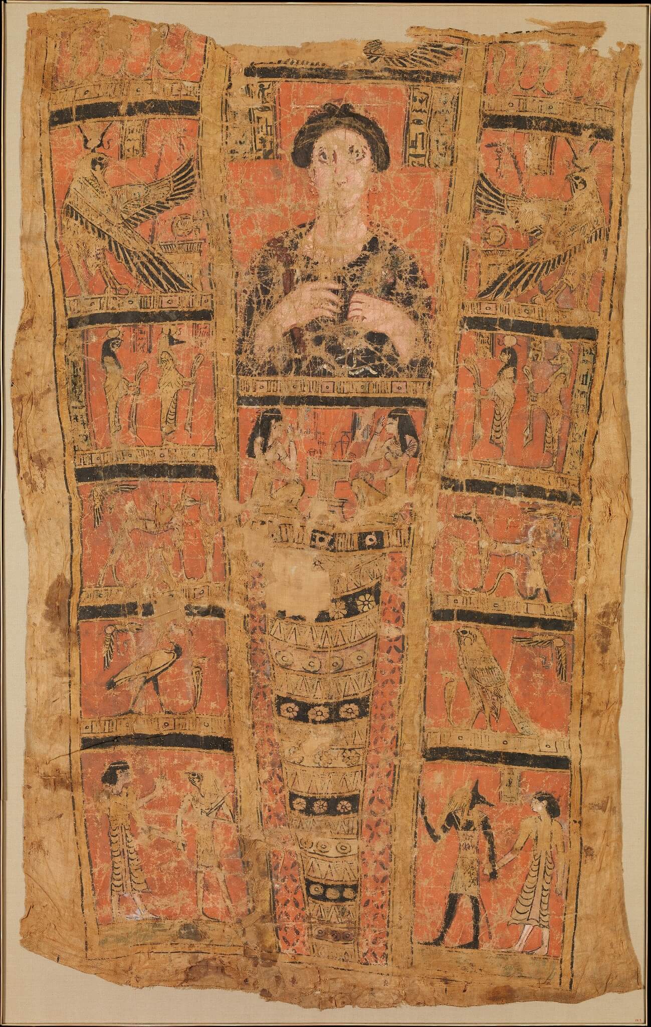 Roman funeral shroud of a woman