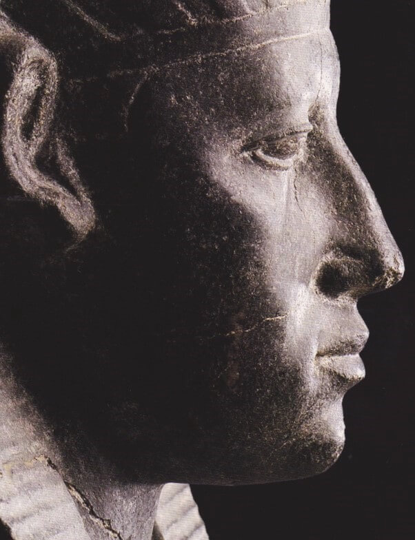 Grey Granite Statue of Amenemhat III - Egypt Museum