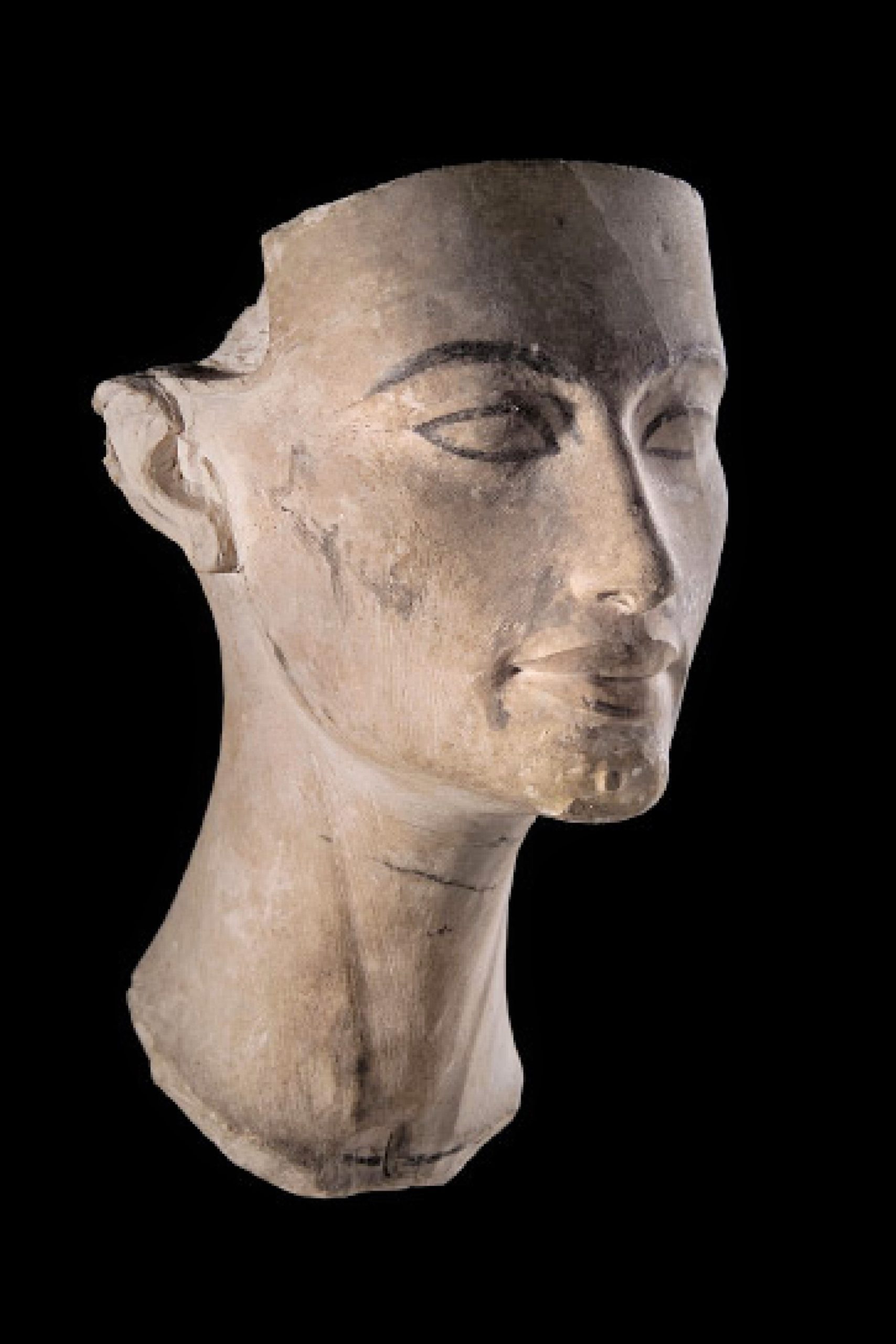 Nefertiti head unfinished - Egypt Museum