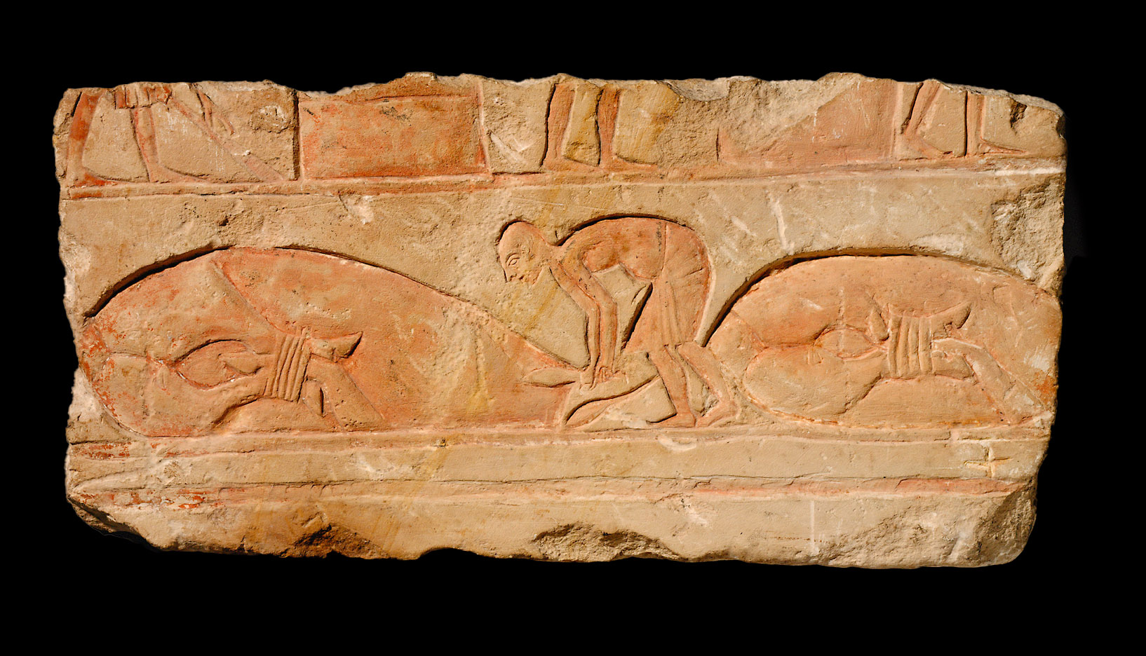 Amarna cow slaughter - Egypt Museum