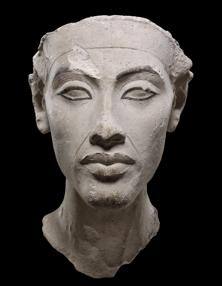 Plaster head of Akhenaten - Egypt Museum