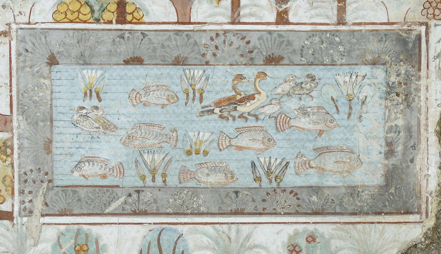 Nebamun's pool - Egypt Museum