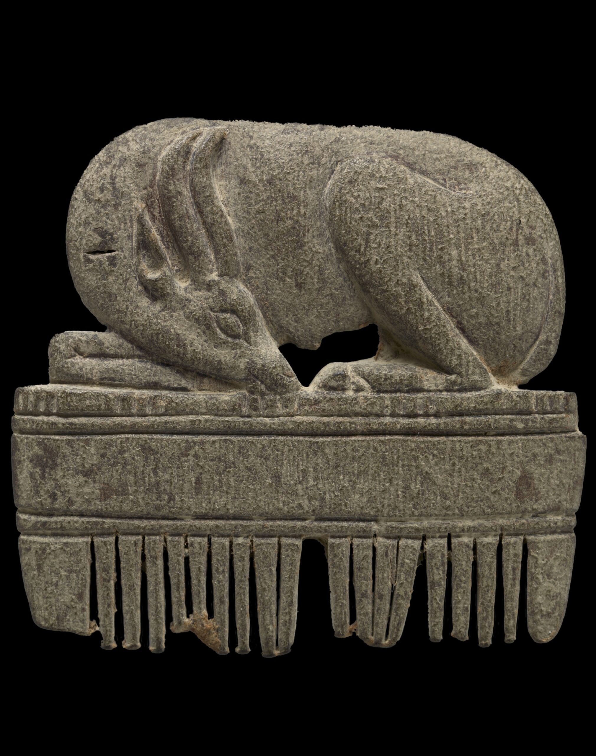 Comb with Gazelle - Egypt Museum