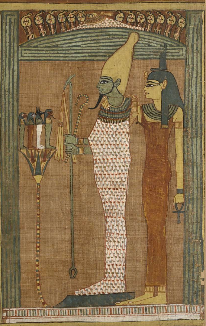 Isis & Osiris in the Papyrus of Ani - Egypt Museum